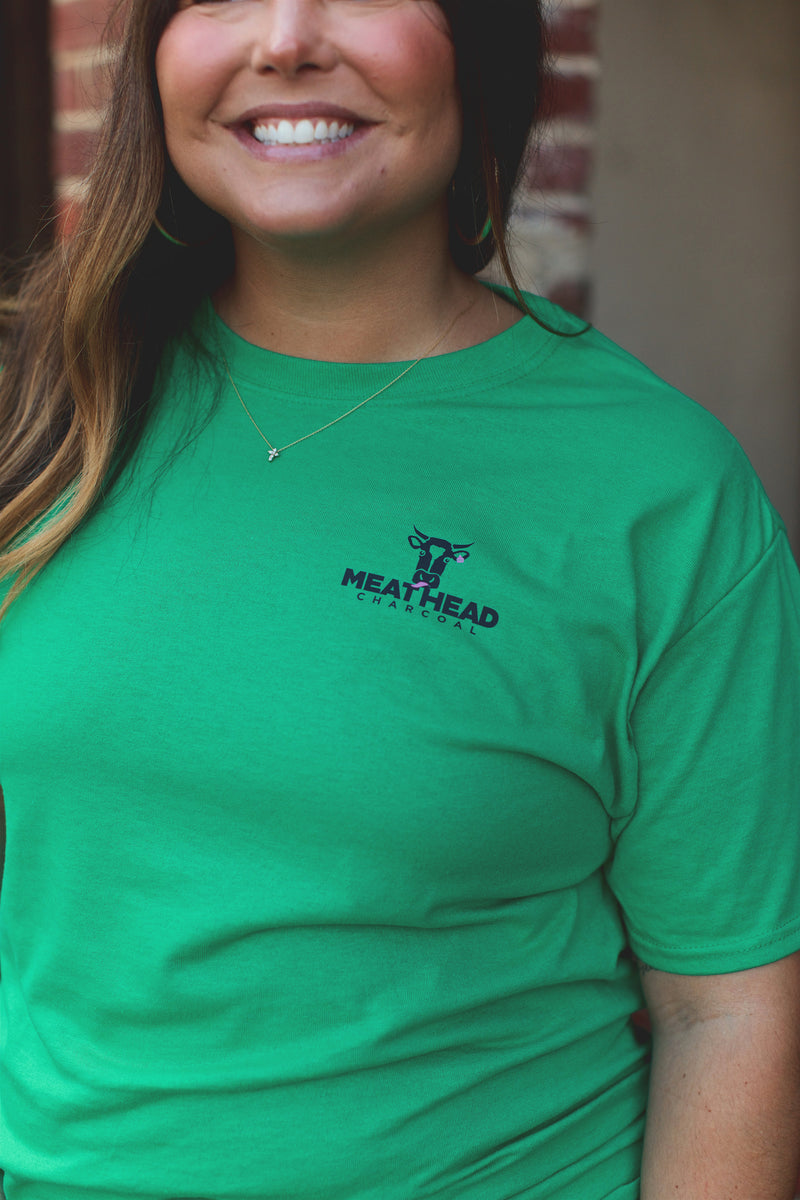 Kelly Green Meat Head T-Shirt – meatheadcharcoal.com