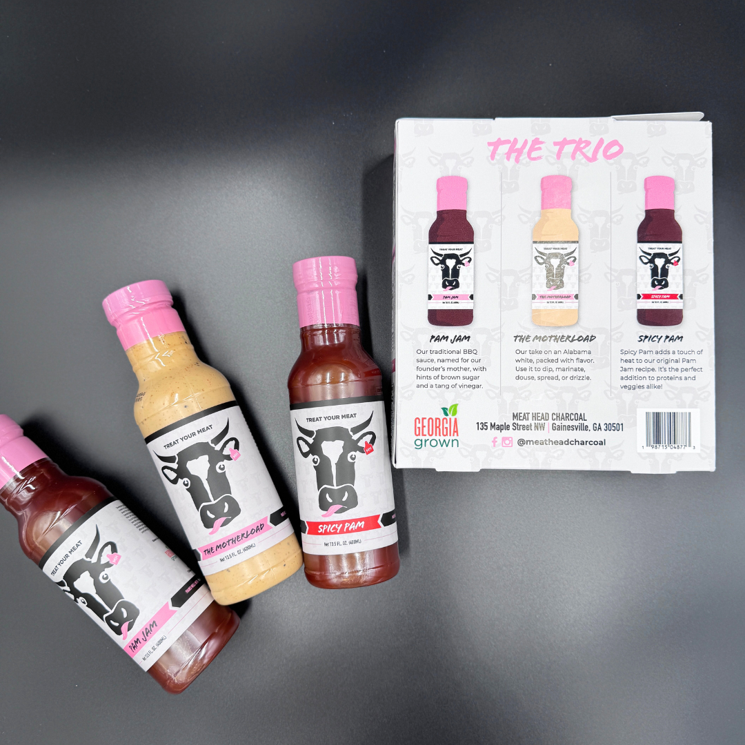 "The Trio" Box- Meat Head Signature Sauce Trio – meatheadcharcoal.com